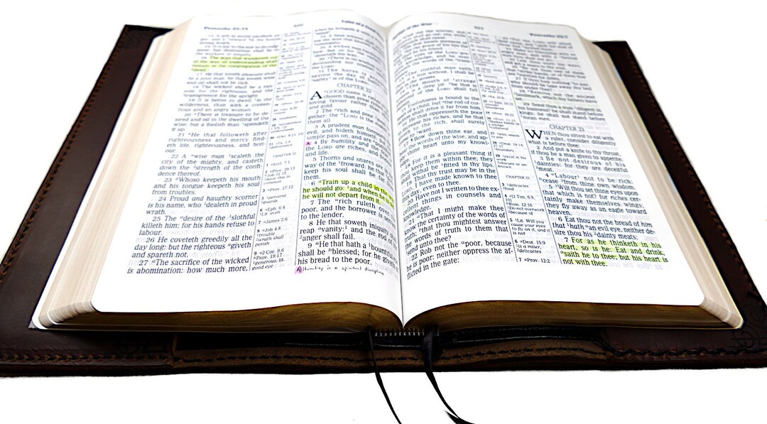 Replacement Real Leather BIBLE Cover W/ Name & Message | Long Lasting ...