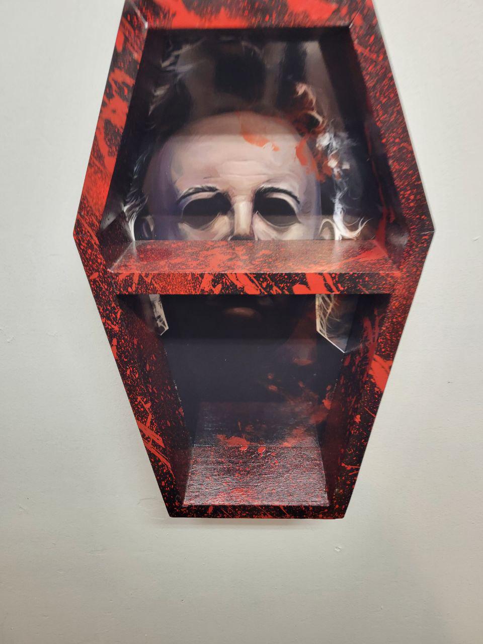 Michael Myers Themed Coffin Display Shelf - Etsy