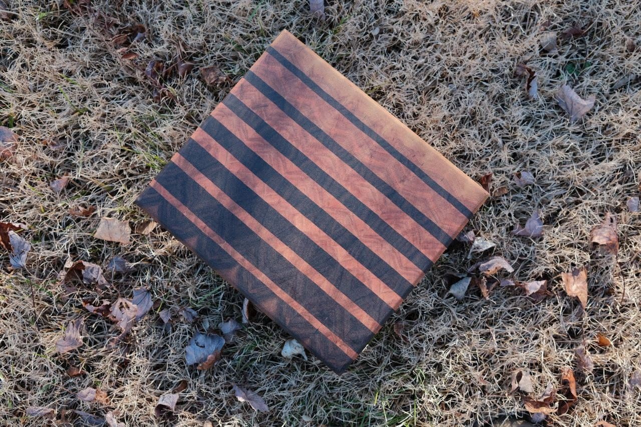 Walnut & Cherry "dusk" End Grain Cutting Board (MADE TO ORDER) - Etsy