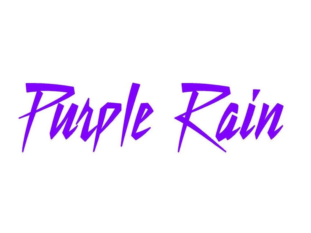 Purple Rain Prince Vinyl Decal - Buy 1 Get 1 Free - Etsy