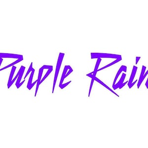 Purple Rain Prince Vinyl Decal - Buy 1 Get 1 Free - Etsy