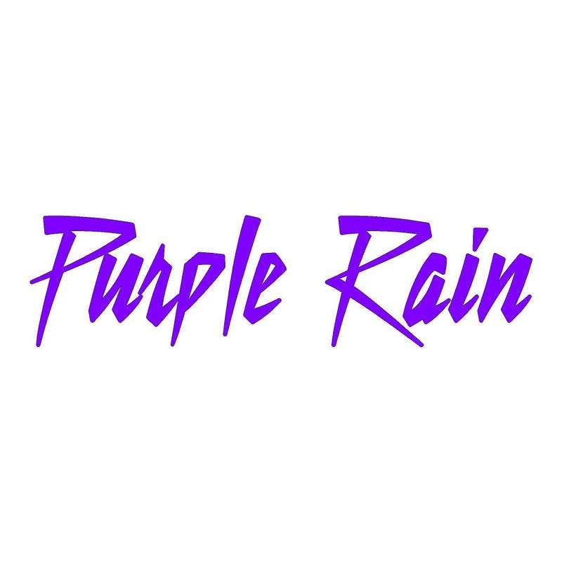 Purple Rain - Etsy