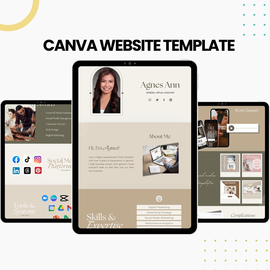 Virtual Assistant Portfolio Virtual Assistant Portfolio Template ...