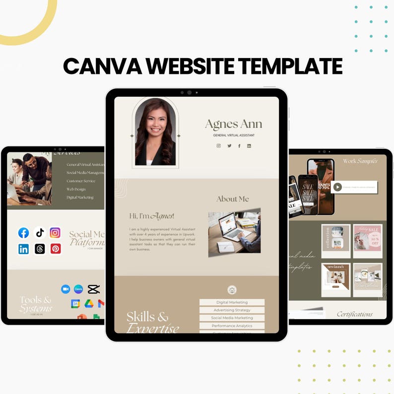 Virtual Assistant Portfolio Virtual Assistant Portfolio Template ...