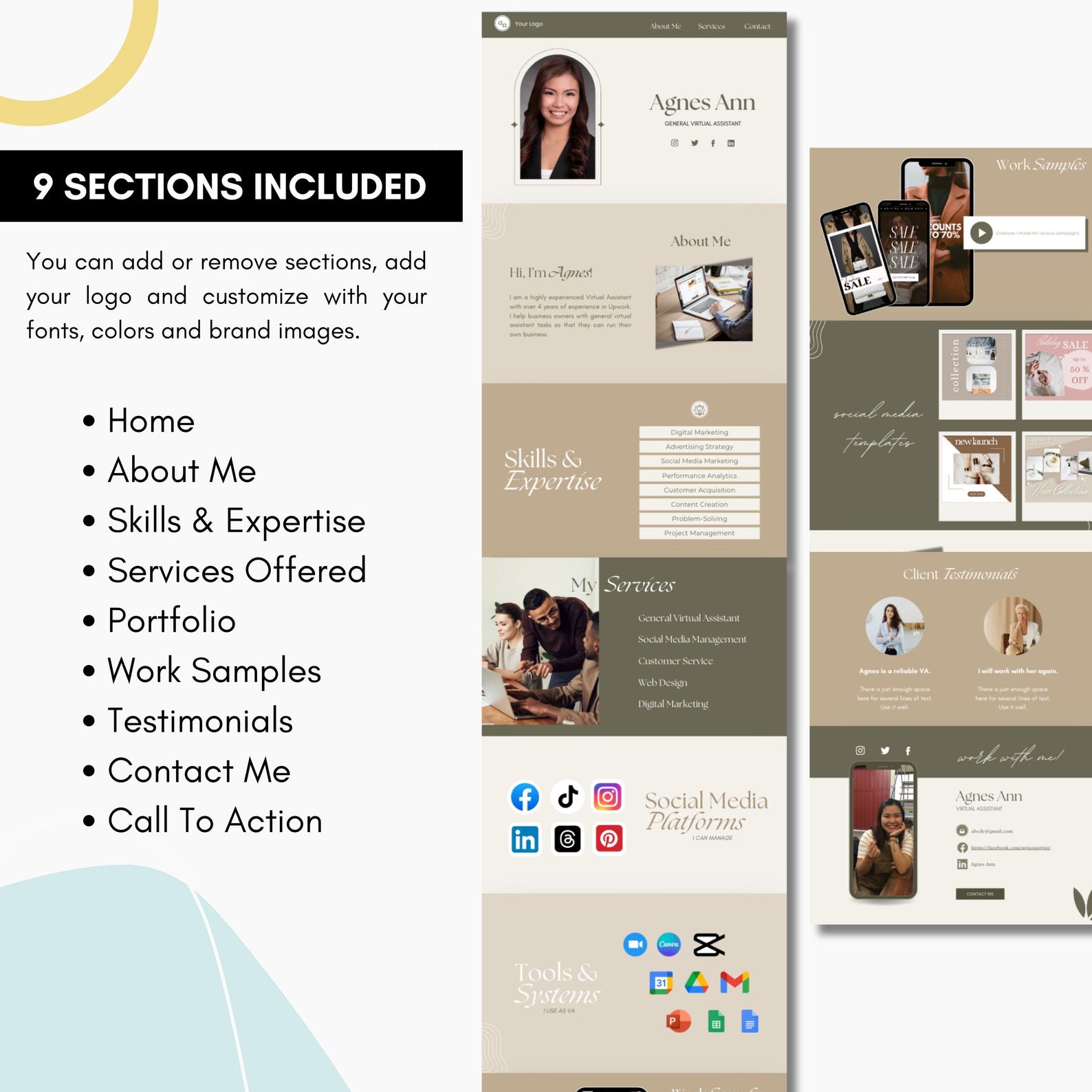 Virtual Assistant Portfolio Virtual Assistant Portfolio Template ...