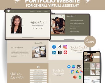 Virtual Assistant Portfolio Template Virtual Assistant Portfolio ...