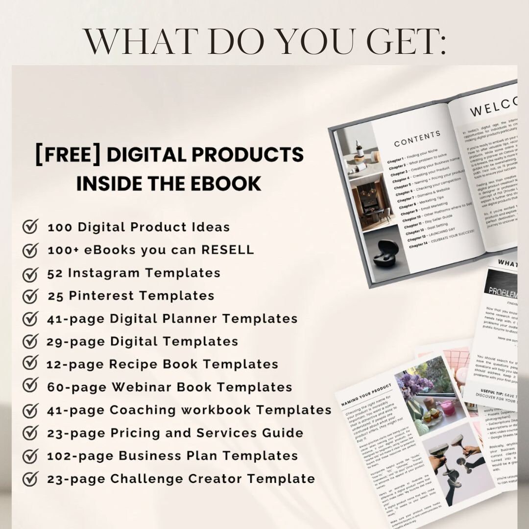 How to Create and Sell Digital Products Guide With Master Resell Rights ...
