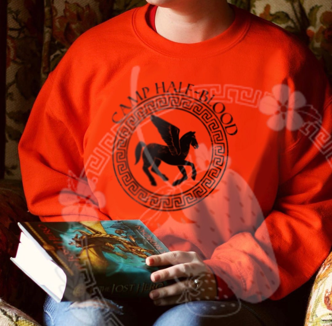 Camp Halfblood Percy Jackson TV Show Design Sweatshirt - Etsy