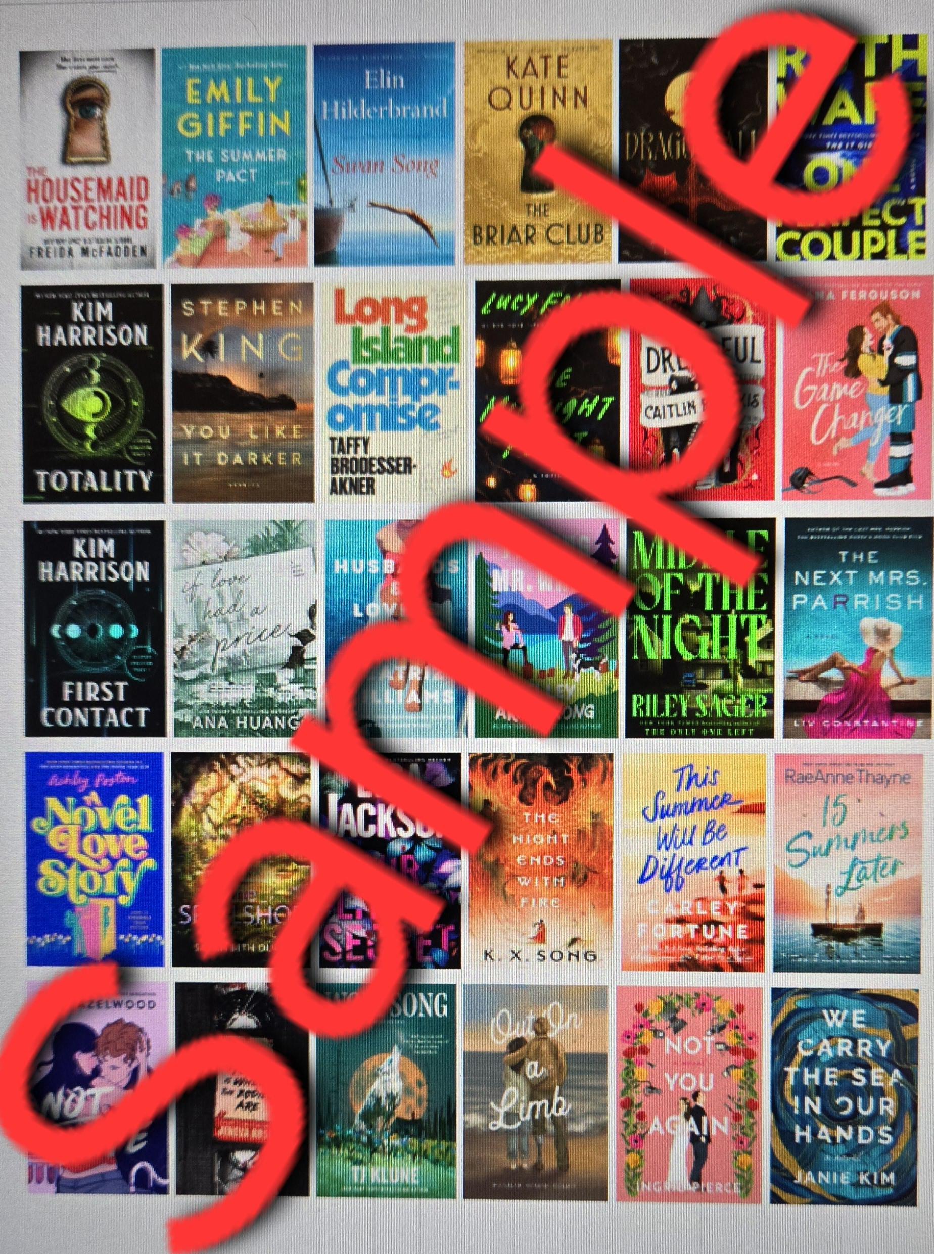 Book Covers, Book Stickers, New Release Books 2024, Digital Download - Etsy