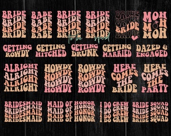 Retro Bride Svg - Etsy