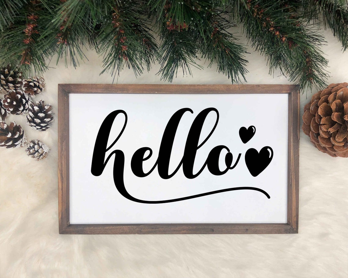 Hello Svg | Hello Sign Svg Bundle | Welcome Svg | Door Mat Svg | Door ...