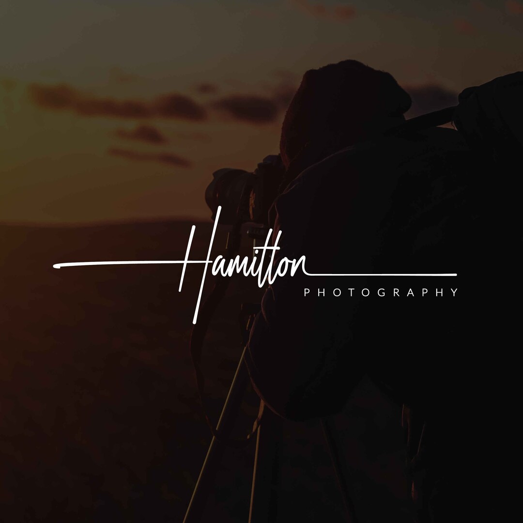Signature Logo, Photographer Logo, Watermark Logo, Handwritten ...