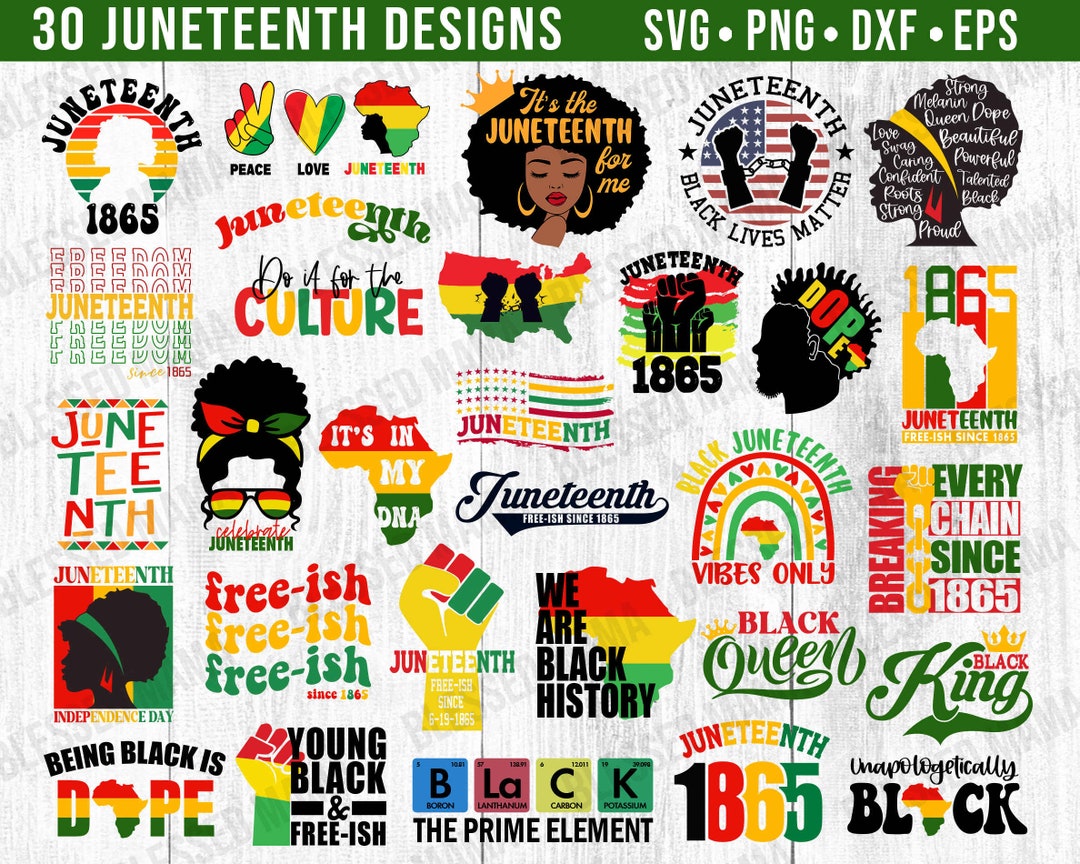 Juneteenth Svg Bundle Black History Month Black Vibes Afro Melanin ...