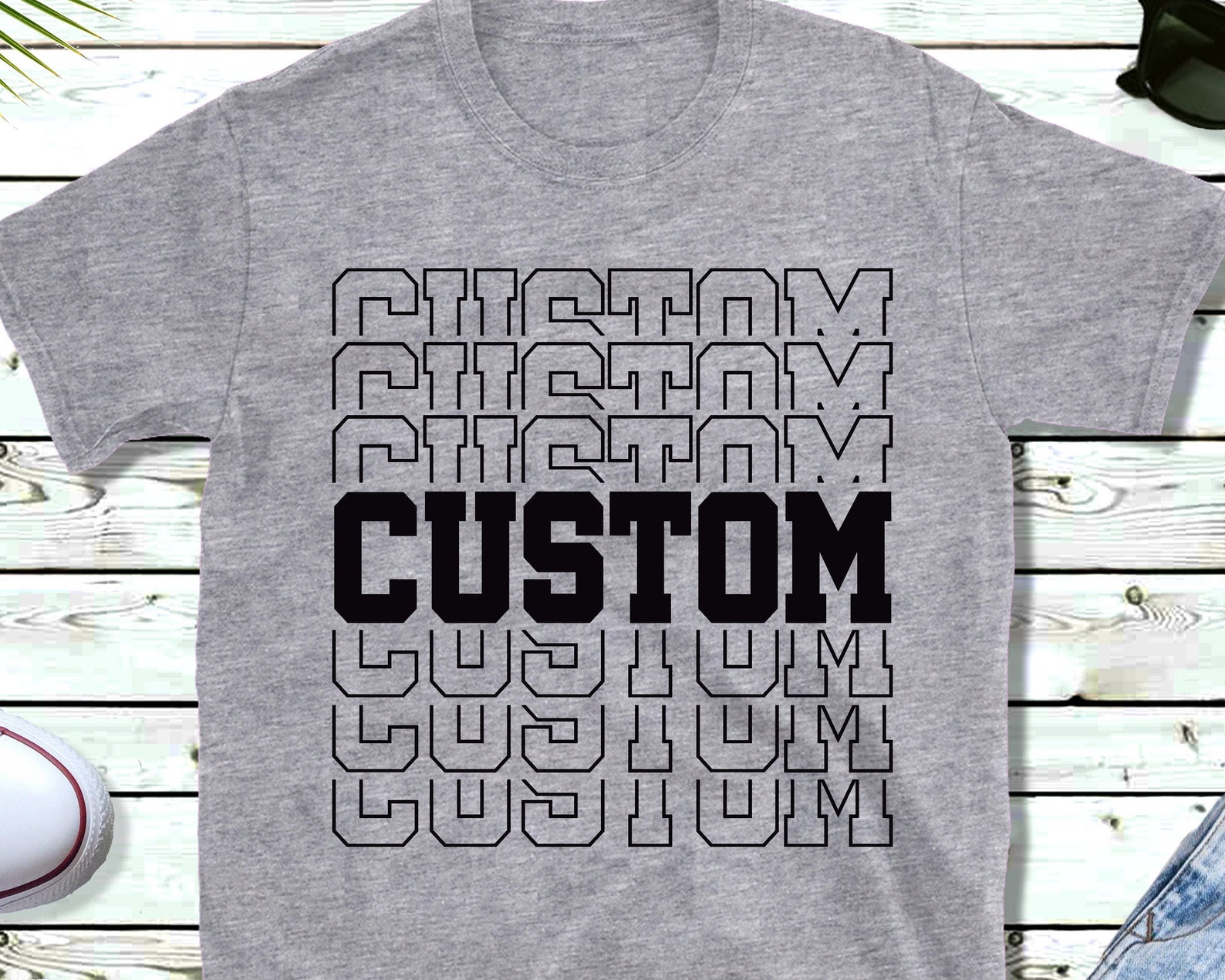 Custom Team Spirit Svg Custom Stacked Svg Custom Order Svg - Etsy