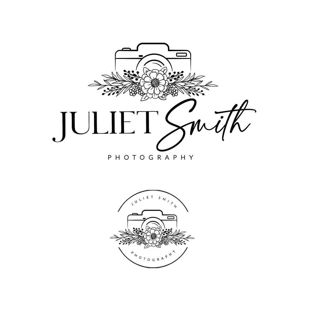 Photography Logo Design, Camera Logo Design, Initials Logo, Photo ...