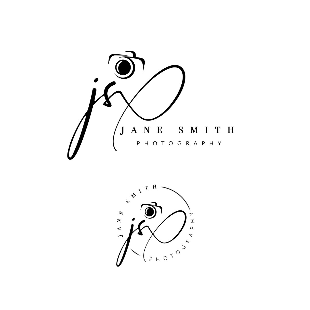 Photography Logo and Watermark, Custom Logo Design Photography, Camera ...