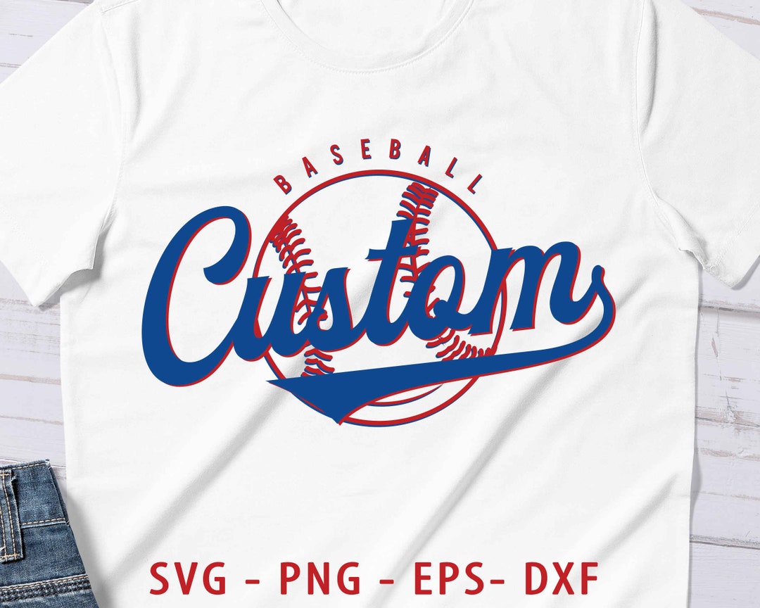 Custom Baseball Name Svg, Custom Mascot Design, Baseball SVG for Custom ...