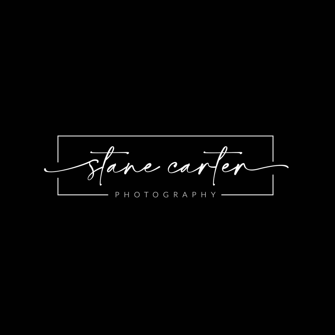 Signature Logo Set, Photographer Logo, Photo Watermark, Circle Logo ...