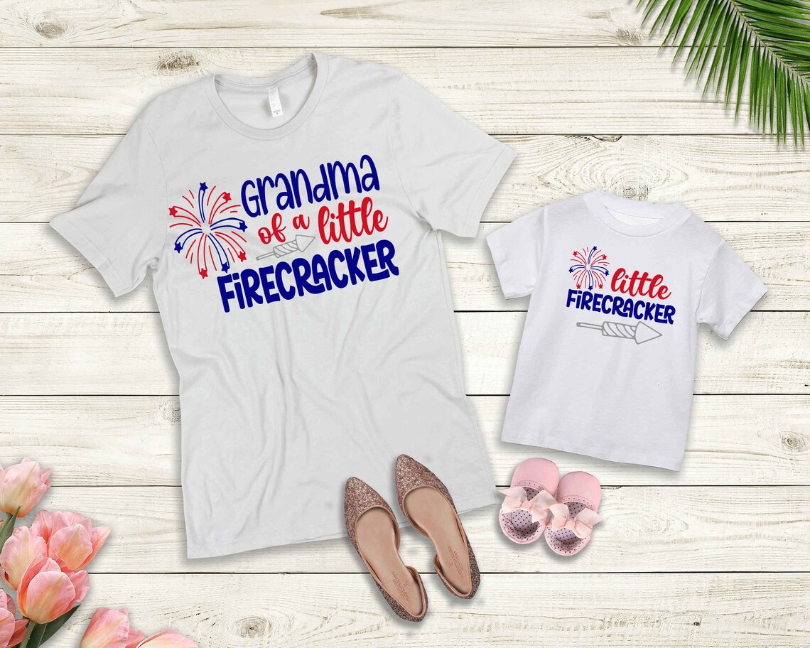 Little Firecracker Family Svg Bundle Little Firecracker Svg - Etsy