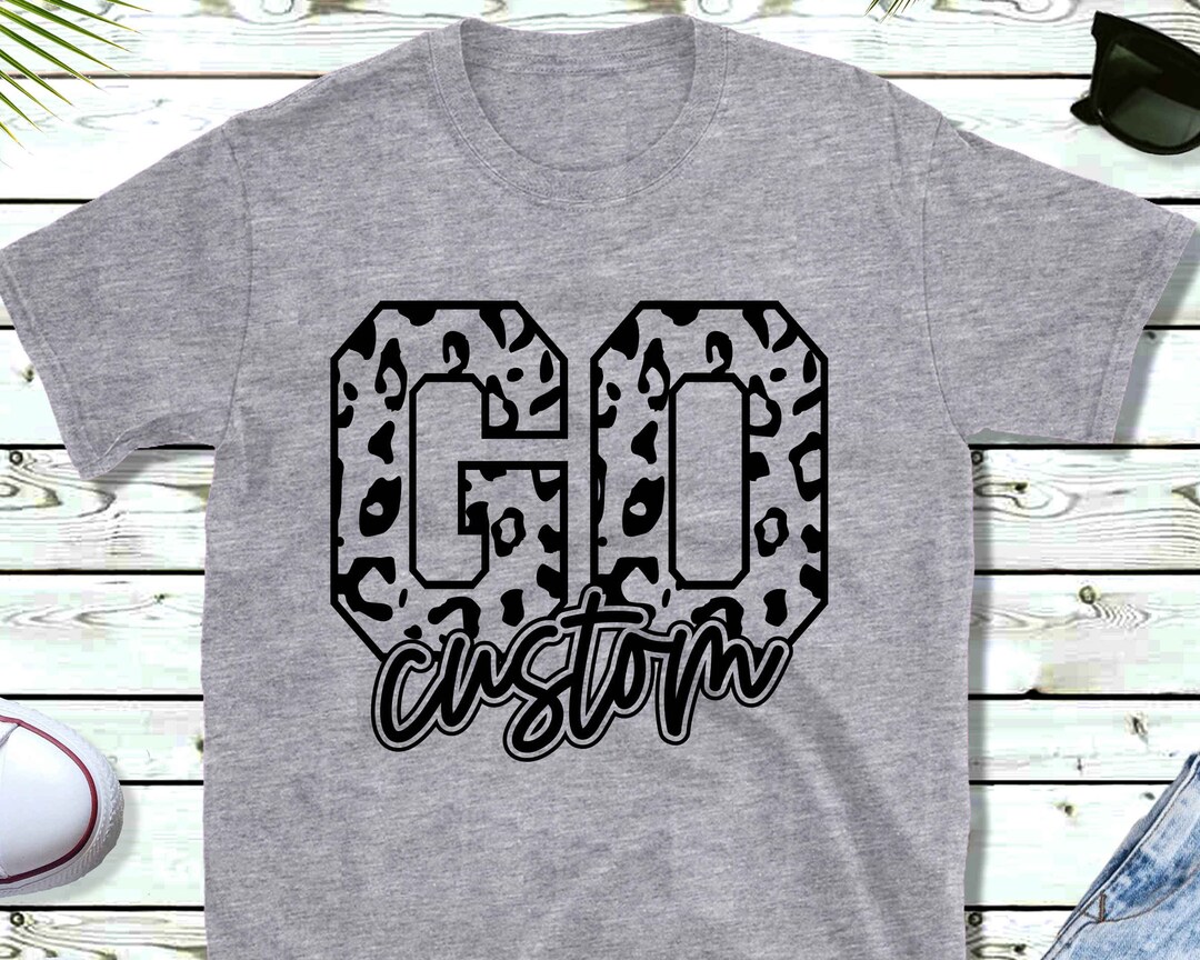 Custom Mascot Svg | Go Leopard Svg|custom Softball, Baseball, Football ...