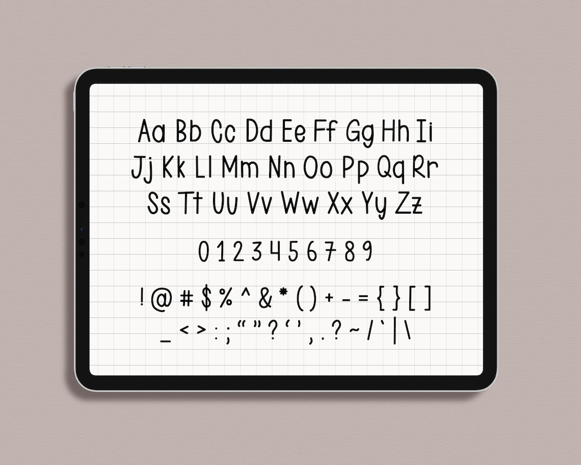 Neat Handwritten Font, Student Note Taking, Cute Font, Handwriting Font ...