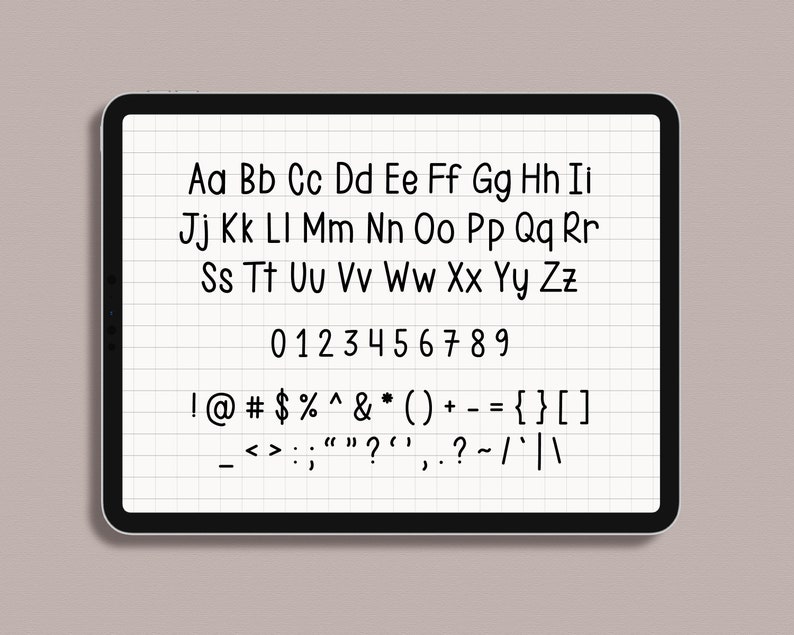 Neat Handwritten Font, Student Note Taking, Cute Font, Handwriting Font ...