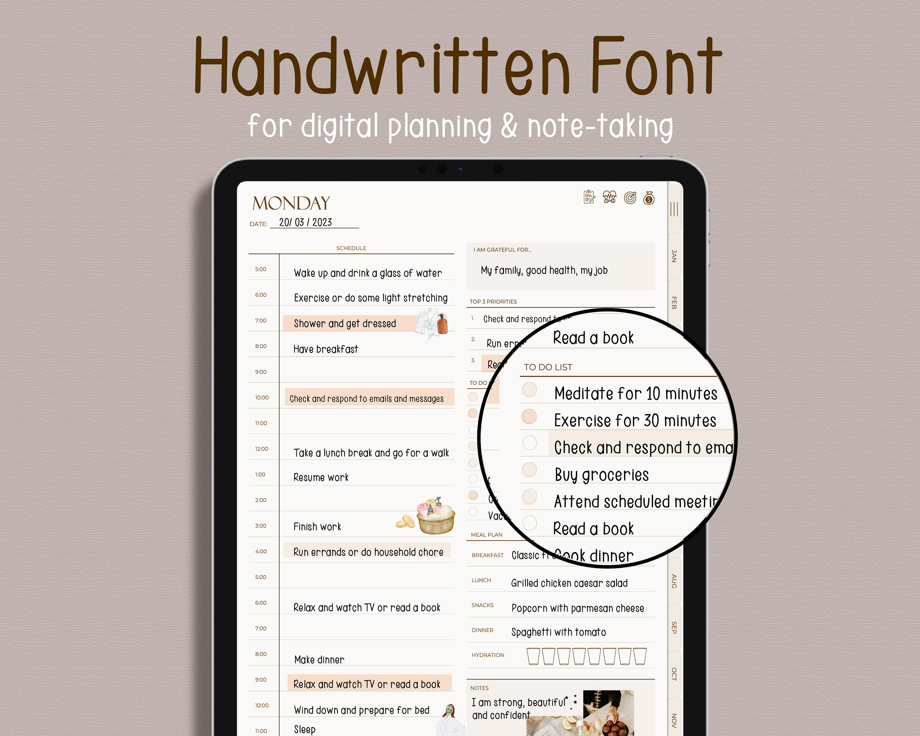 Neat Handwritten Font, Student Note Taking, Cute Font, Handwriting Font ...