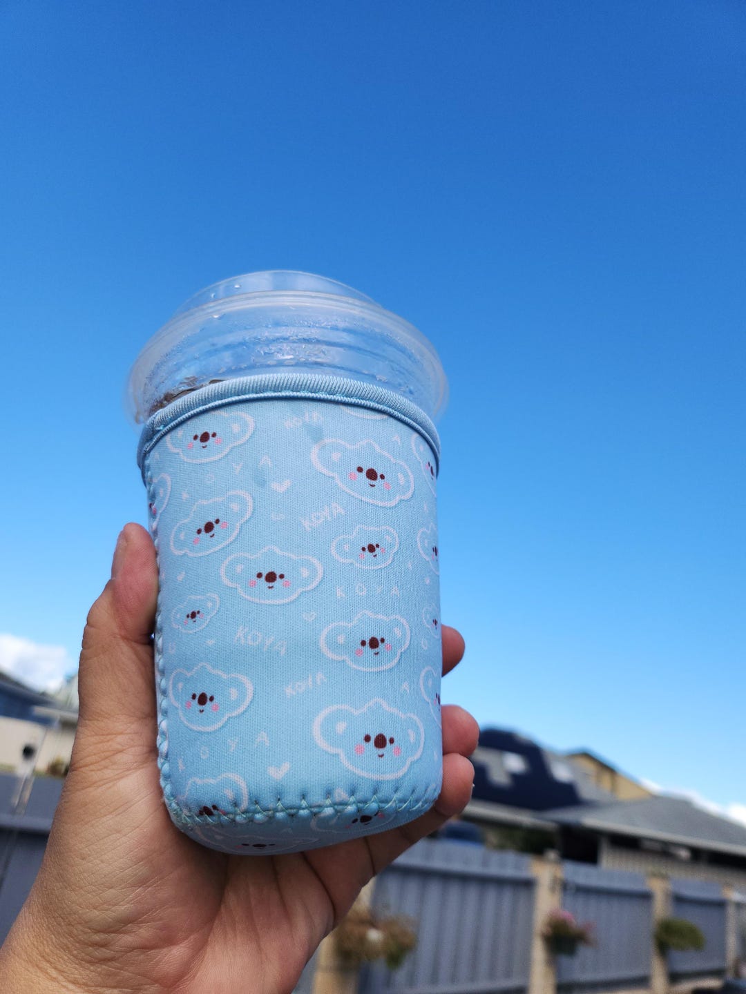 K-pop Blue Koala Insulated Cup Sleeve - Etsy