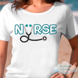 Nurse Digital Machine Embroidery Design Nurse Medical Embroidery Design ...