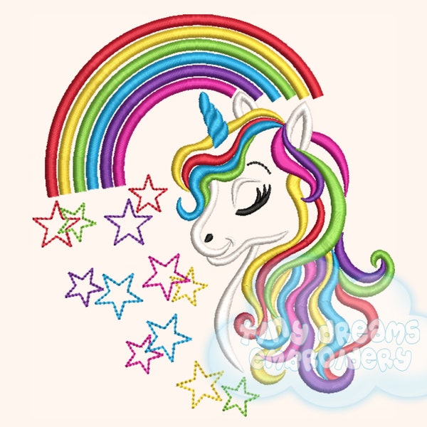 Unicorn Embroidery - Etsy