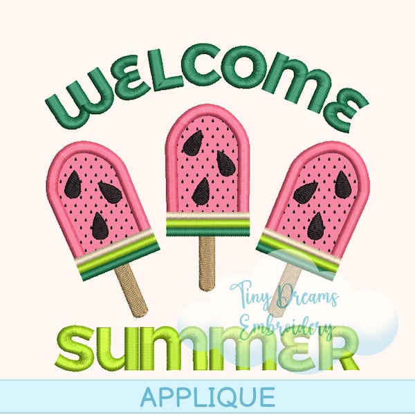 Summer Applique - Etsy