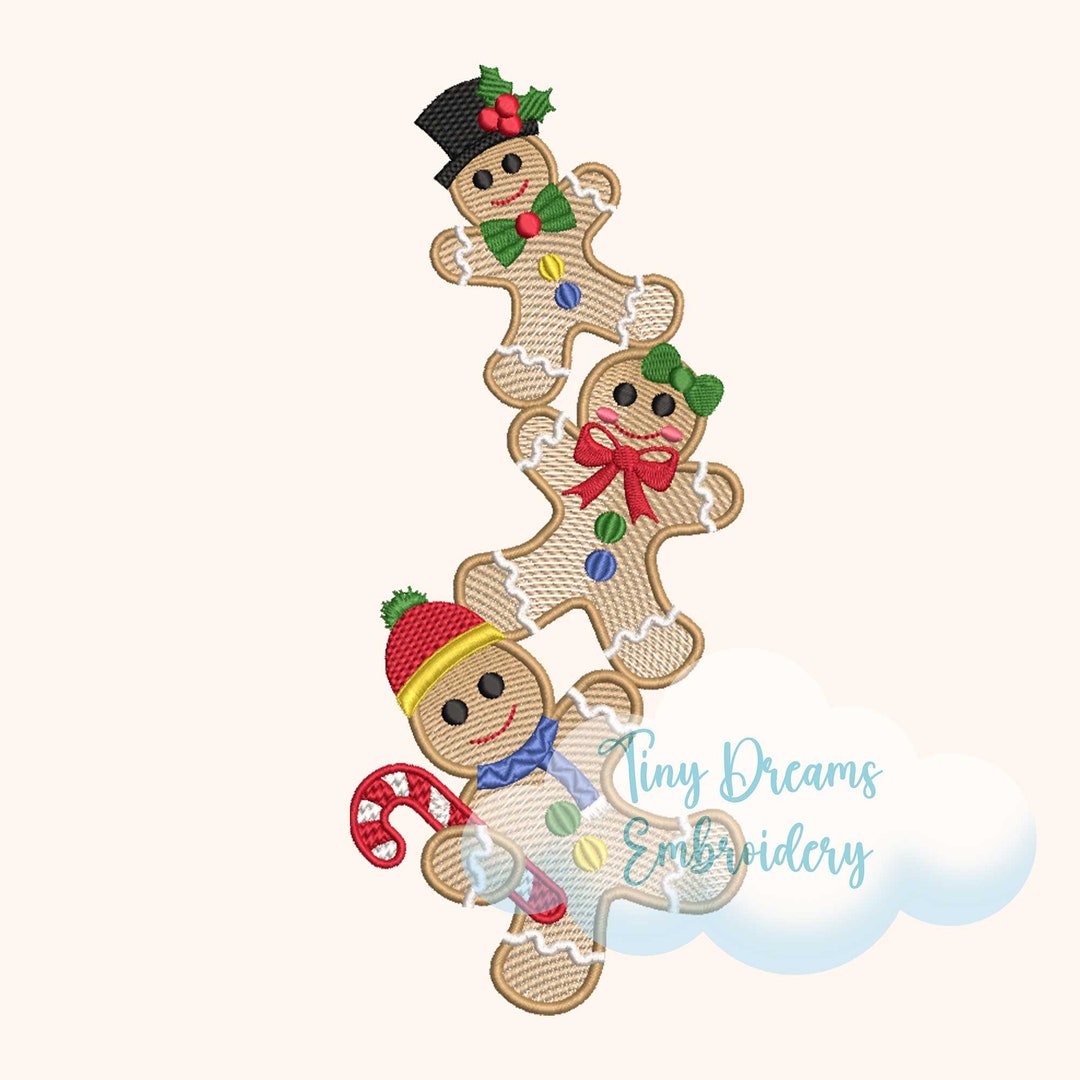 Christmas Cookie Digital Machine Embroidery Design Christmas ...