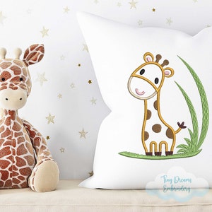 Baby Giraffe Digital Machine Embroidery Design Baby Animal Design ...