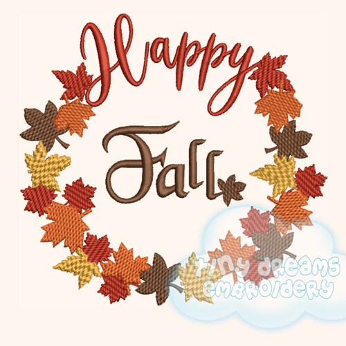 Fall Leaves Outline Machine Embroidery Design - Etsy