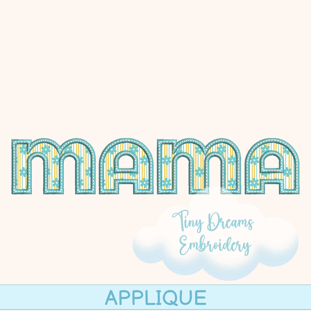 Mama Digital Machine Embroidery Design Applique Mother Embroidery ...
