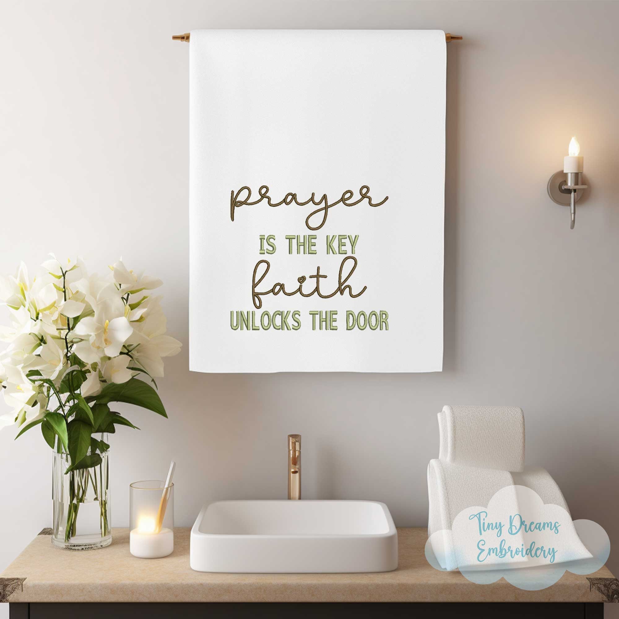 Prayer Digital Machine Embroidery Design Pray Design Embroidery Faith ...