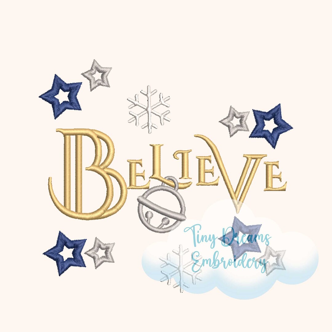 Believe Digital Machine Embroidery Design Snowflake Design Embroidery ...