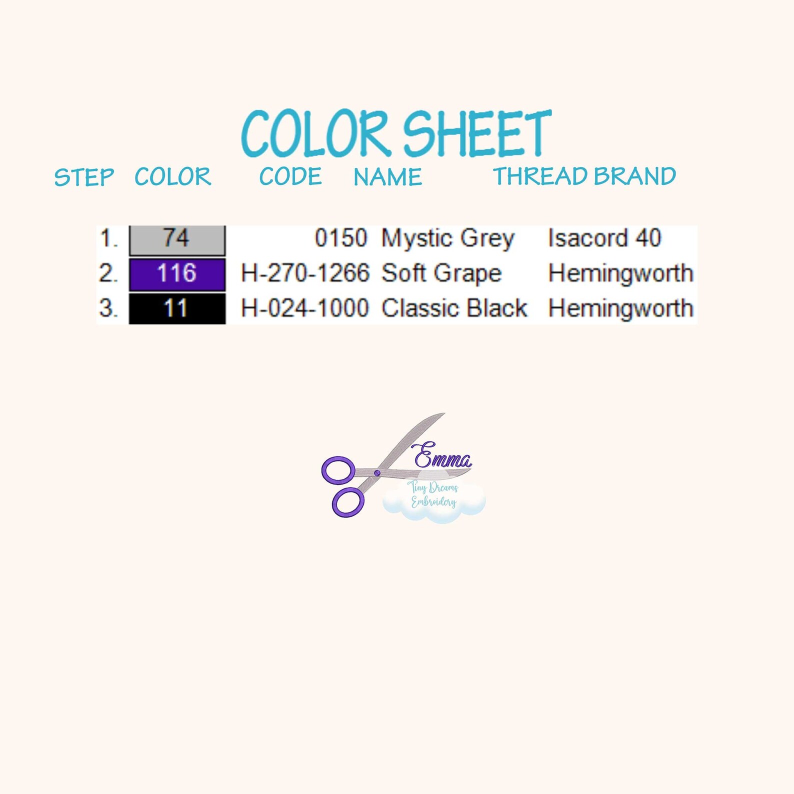 Scissors Embroidery Design: Custom Monogram, Sewing Craft (digital ...
