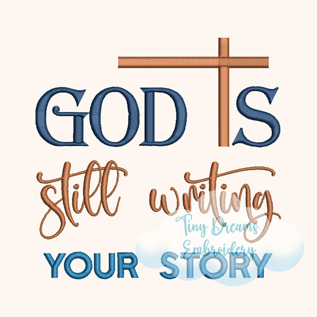 God Story Embroidery Design: Religious Faith (digital Download) - Etsy