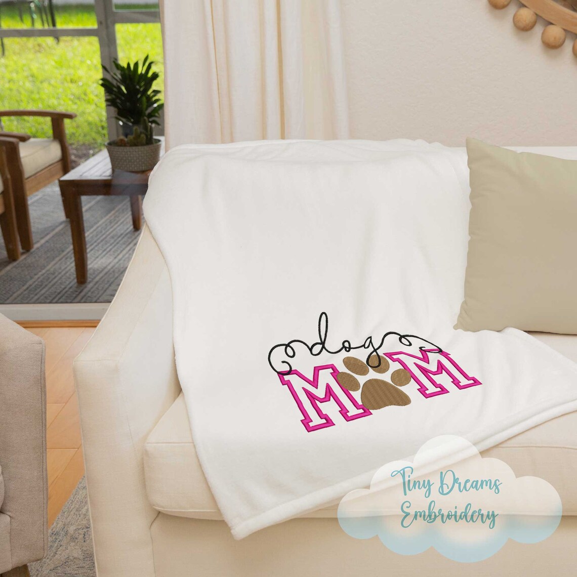 Dog Mom Embroidery Design: Paw Print, Mother's Day (digital Download ...