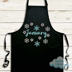 January Digital Machine Embroidery Design Winter Design Embroidery ...