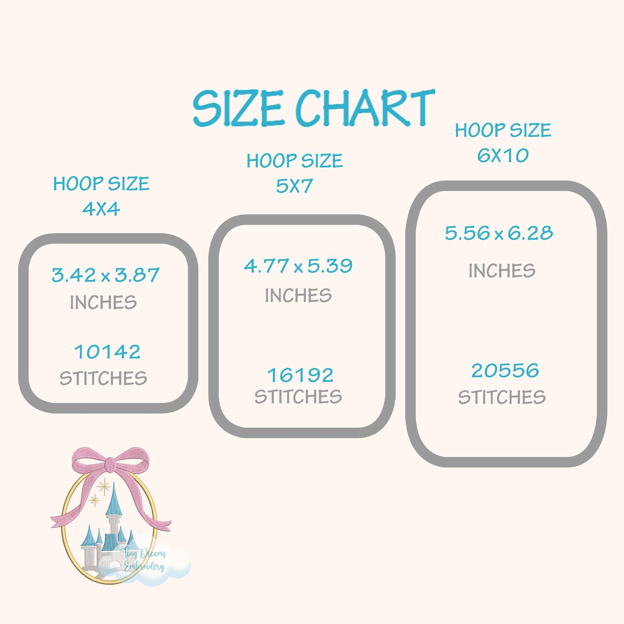 Castle Fairytale Embroidery Design Princess Cameo Bow Machine ...