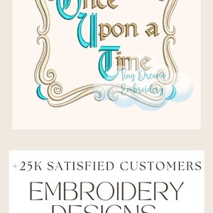 Once Upon Digital Machine Embroidery Design Storybook Embroidery Design ...