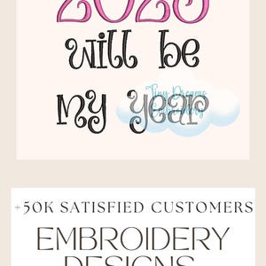 2025 My Year Digital Machine Embroidery Design New Year Design ...
