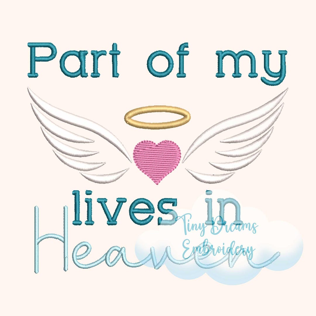 Heart Heaven Digital Machine Embroidery Design My Love Design ...