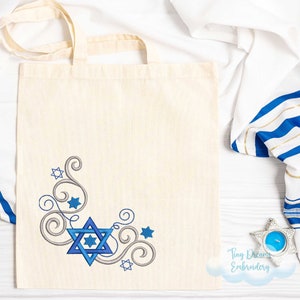 Hanukkah Digital Machine Embroidery Design Jewish Star David Design ...