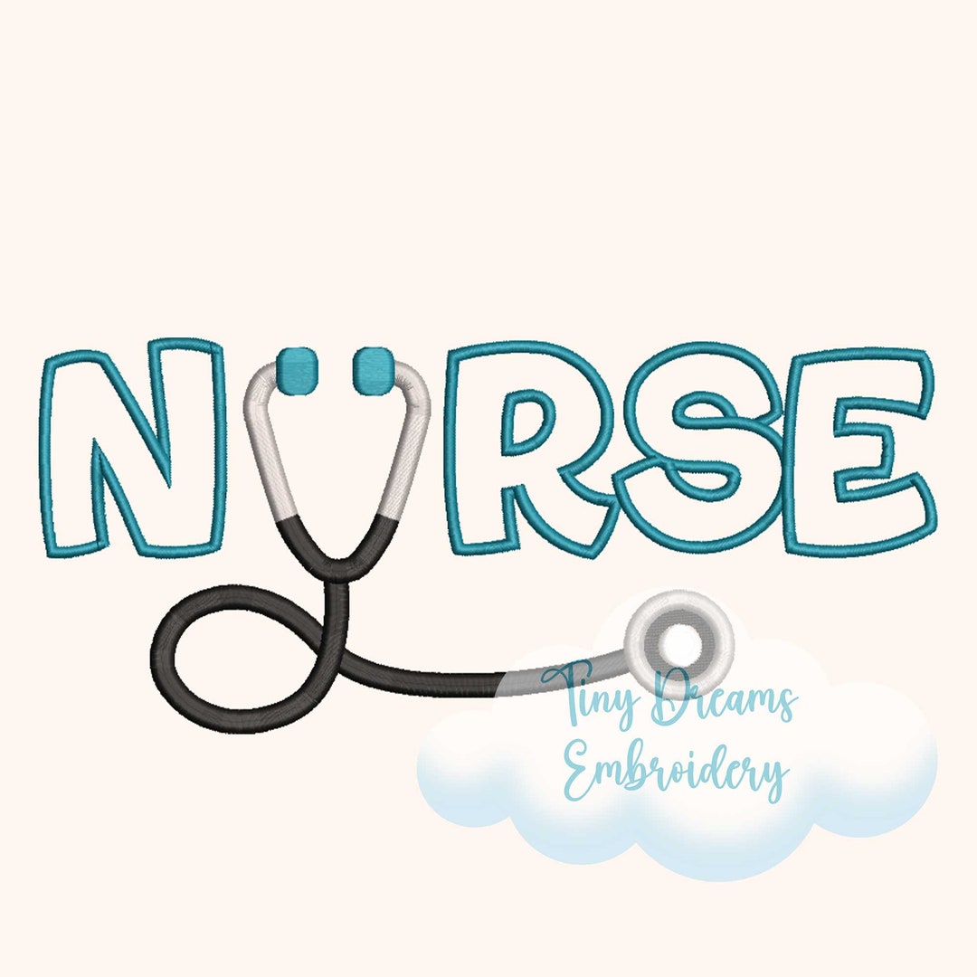 Nurse Digital Machine Embroidery Design Nurse Medical Embroidery Design ...