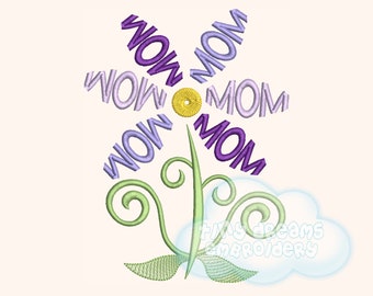 Mom Flower Design - Etsy