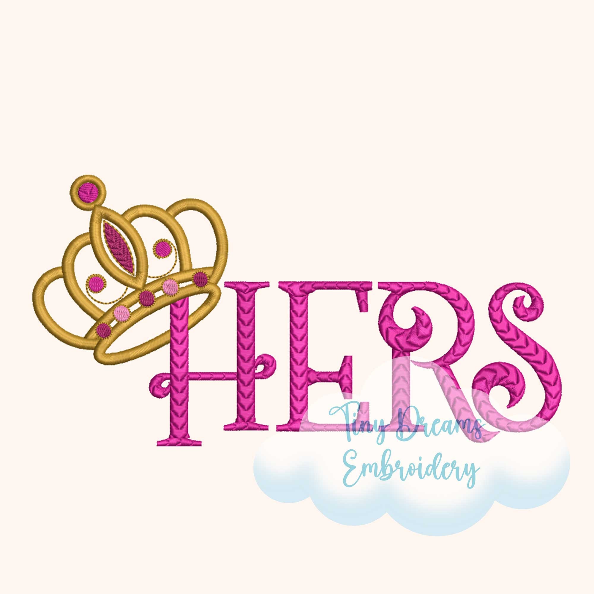 Queen Crown Embroidery Design: Wife Gift, Couple Design (digital ...