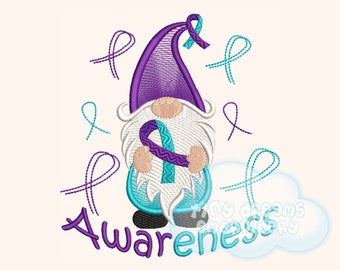 Two Color Awareness Ribbon - Etsy